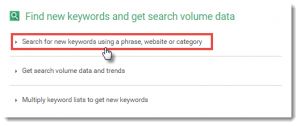 Google Keyword Planner – A Guide How to Find Profitable Keywords